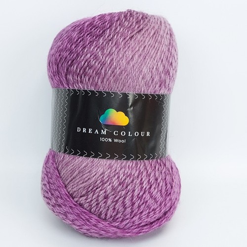 Hobbii Dream Colour Yarn 19 Vitorian Plum Purple Wool 100g 437yds Ball ...