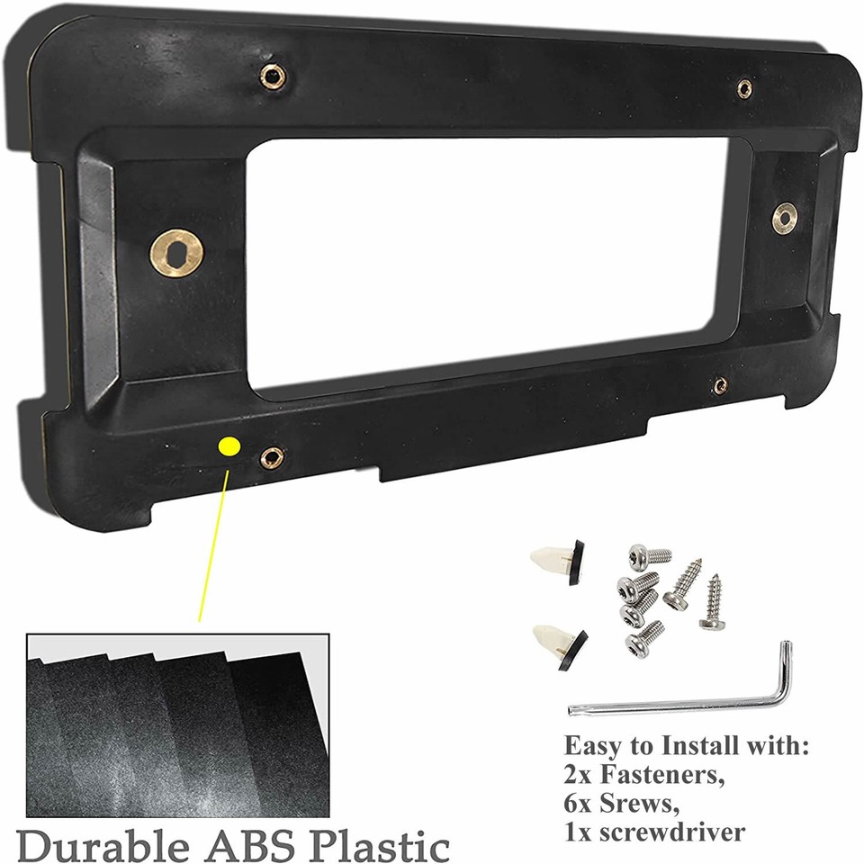 Rear License Plate Base Mount Bracket Frame Holder For BMW Replace ...