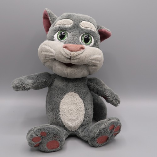Talking Friends TOM CAT Animated Repeating 8" Gray Plush Dragon-i ...