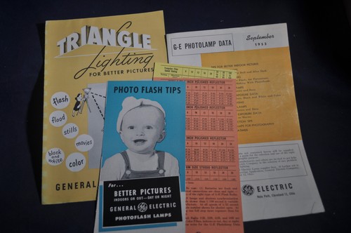 Ca 1953 General Electric Lighting & Flash for Photographs | eBay