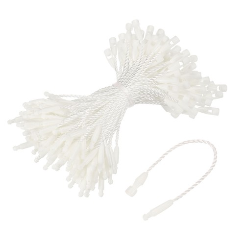 Cotton Hang Tag String Snap Lock Pins White 3.2 Inch Pack of 100 ...