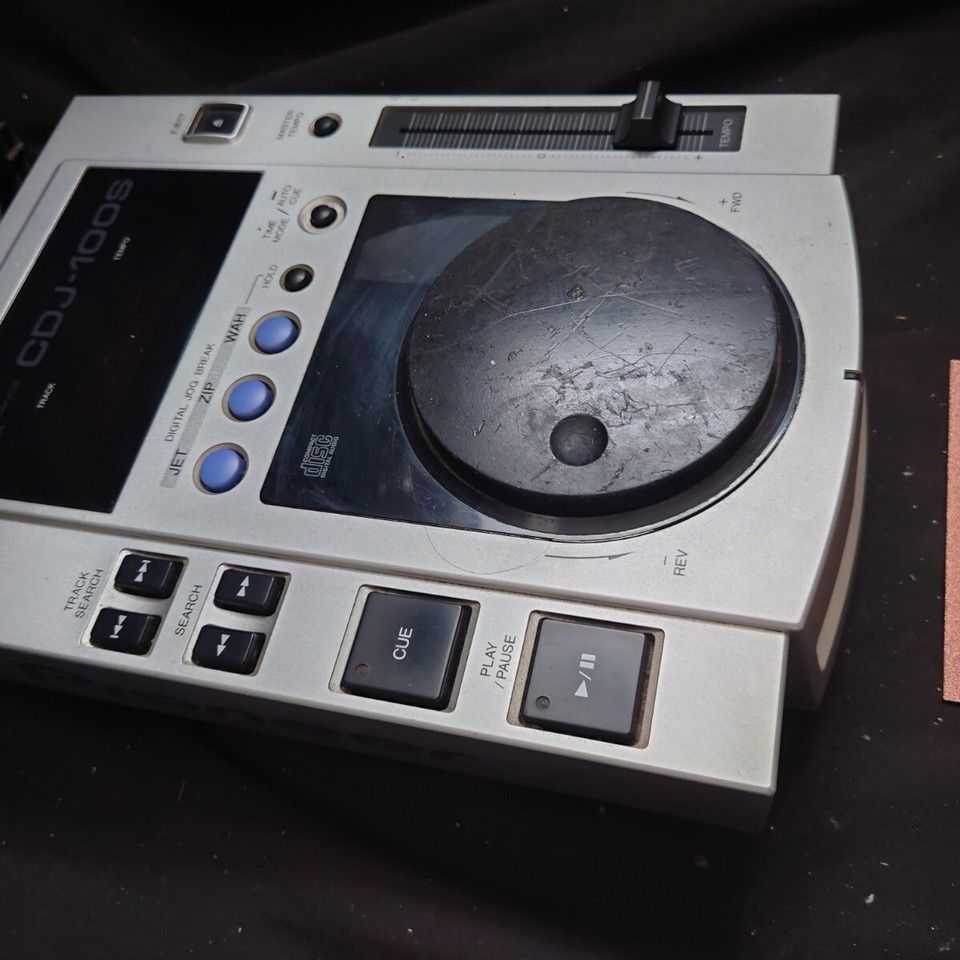 Pioneer DJ CDJ-100S Professional CD Player silver Compact Disc Player ...