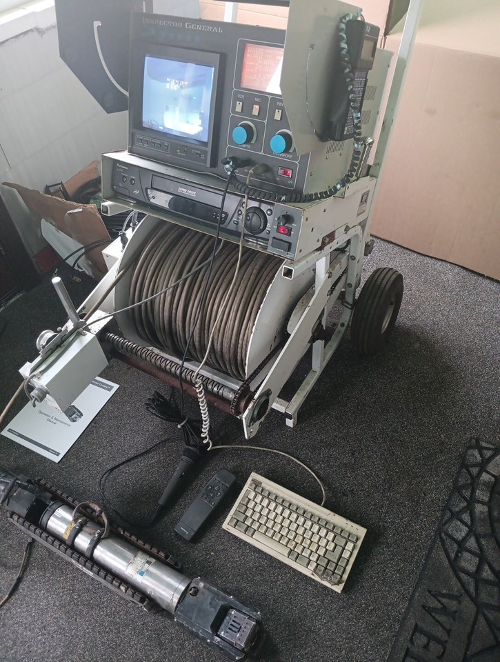 Cues Night Owl Pan & Rotate Camera Color Sewer CRAWLER Inspection ...