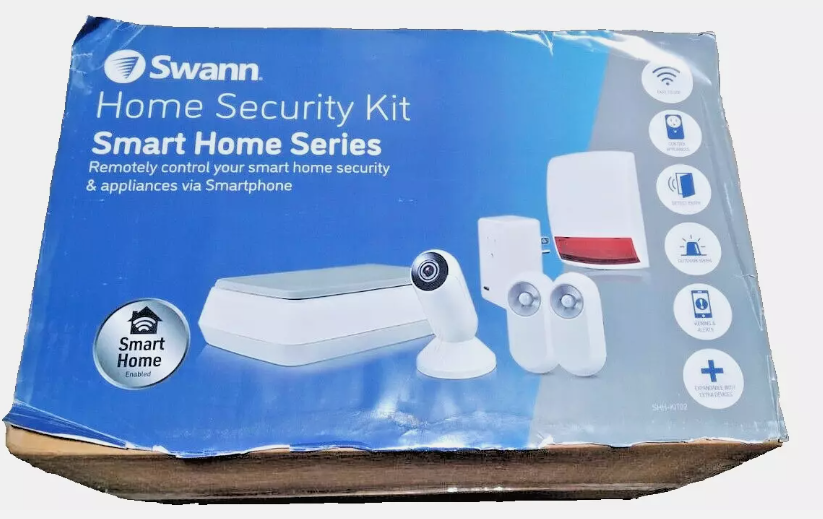 NEW! Swann Wi-Fi Home Security Kit Smart Home Series SSH-KIT02 Alarm ...