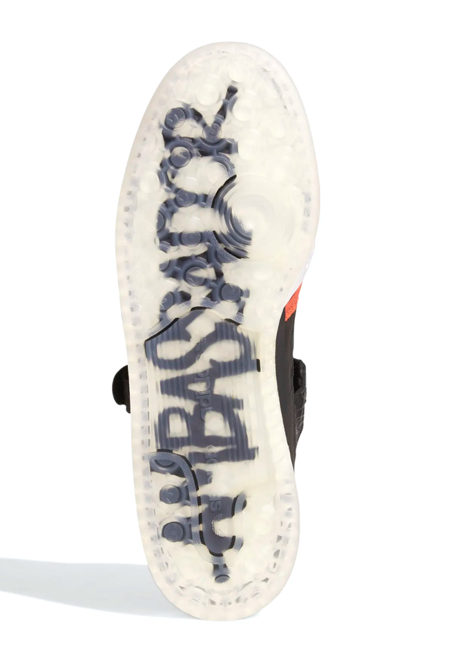 MENS ADIDAS FORUM LOW ATLANTA CORE BLACK VIVID RED CASUAL ATHLETIC ...