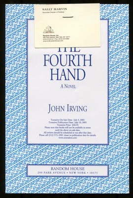 John IRVING / The Fourth Hand Uncorrected Proof 1st 2001 | eBay