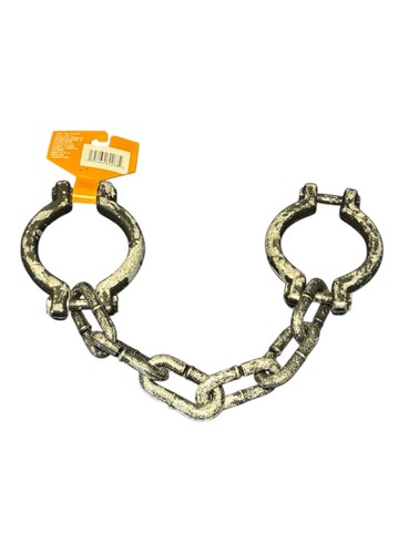 Prisoner Shackles Handcuffs Prop Halloween Costume Inmate Zombie 20 ...