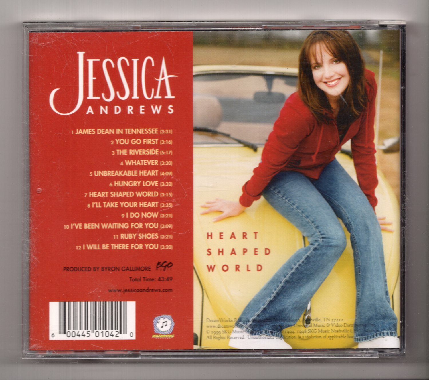 (KK421) Jessica Andrews, Heart Shaped World - 1999 CD | eBay