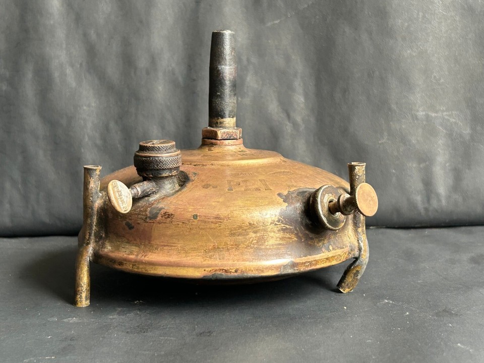 RARE OLD VINTAGE PRIMUS NO.100 PATENT NO.48624 BRASS KEROSENE CAMP ...