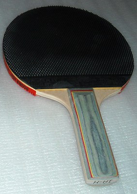 Basic unique style (pips out) rubber table tennis racket bat ping pong ...