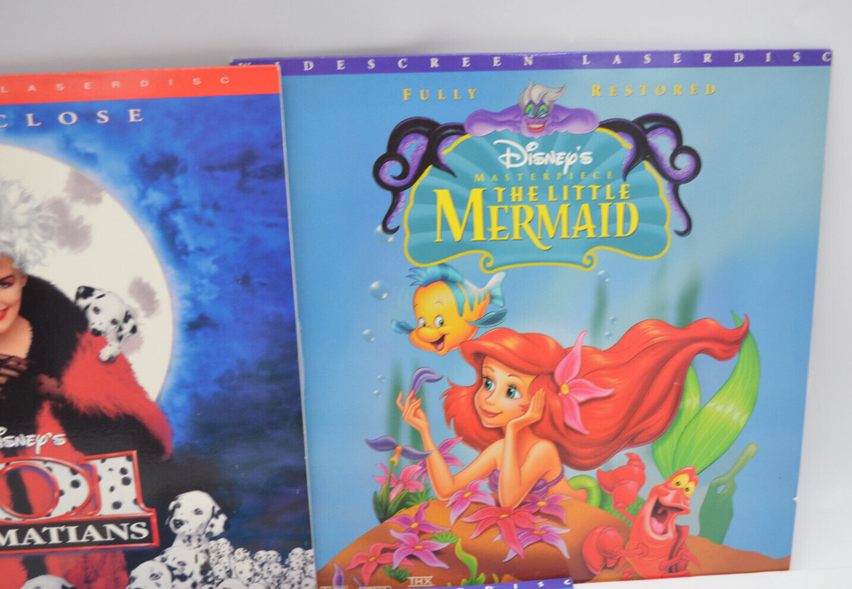 Lot of 3 disney laserdisc movies the little mermaid Hercules 101 ...