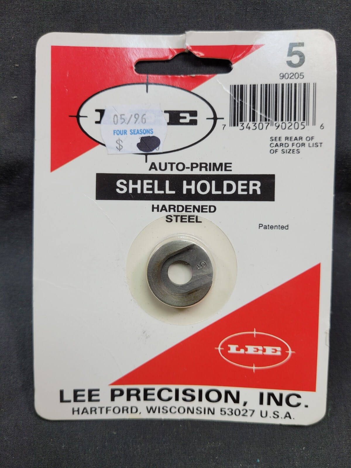 LEE SHELL HOLDER SIZE 5 - SEE FITMENT F | eBay