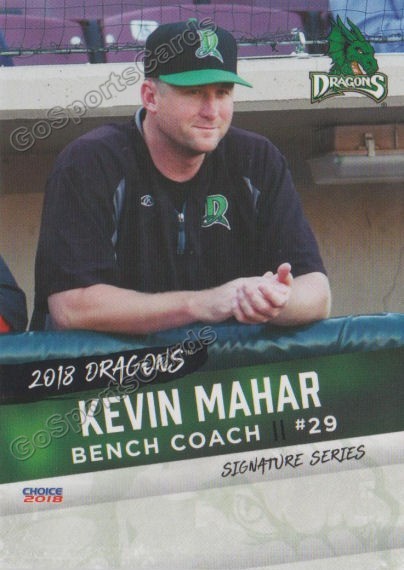 2018 Daytona Dragons Kevin Mahar CO Cincinnati Reds | eBay