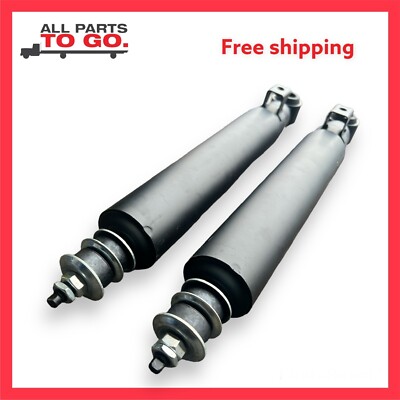 1998-2022 Isuzu NPR NPR-HD NQR Front Shock Absorber Kit of 2 | Steel ...