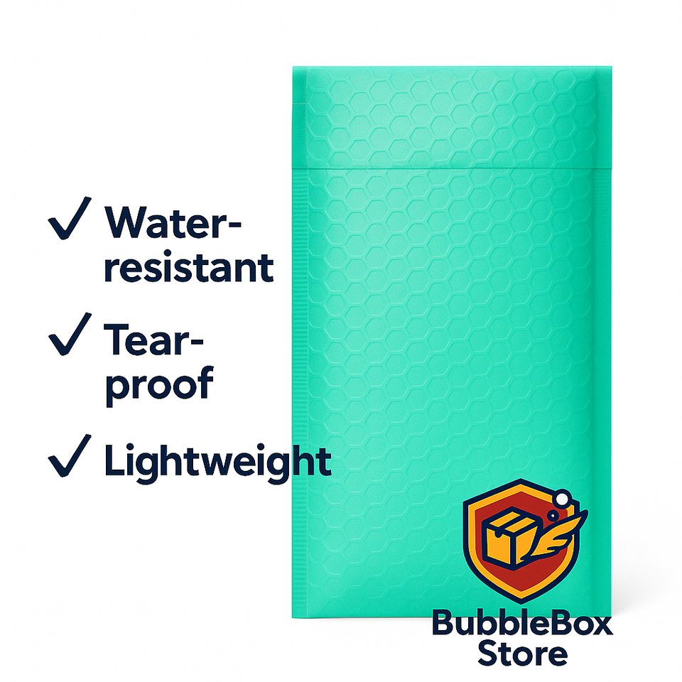 Small Poly Bubble Mailers 6.5x10 Teal Padded Shipping Bags 25 50 100 250 | eBay