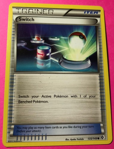 Switch 104/114 Black & White Pokemon TCG Card | eBay