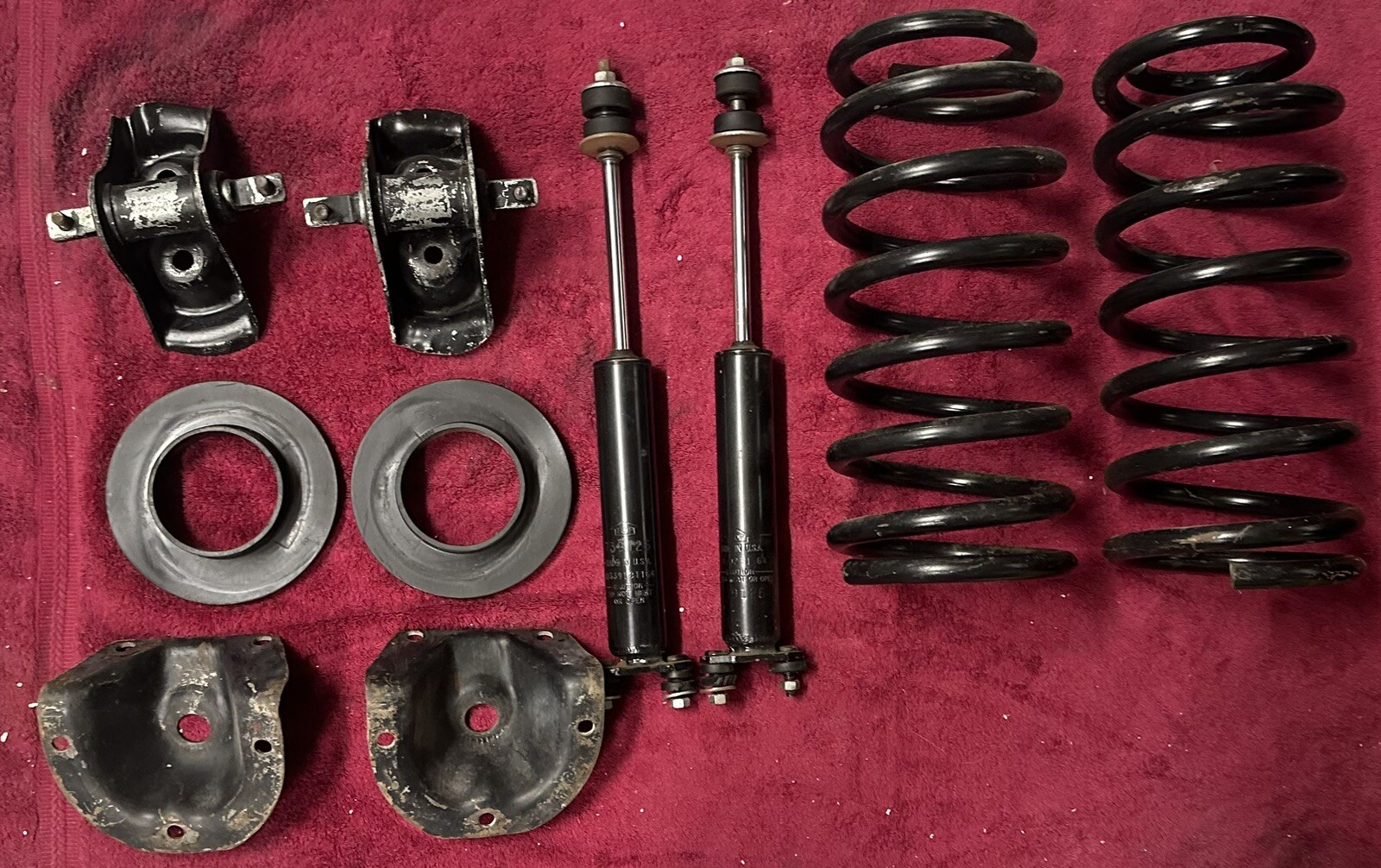 1971 amc javelin amx Coil Springs Insulators Spring Seats And Shocks | eBay
