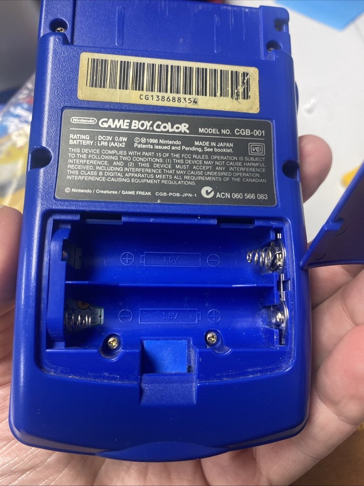 Nintendo GameBoy Color GBC Pokemon Pikachu Edition Handheld Complete in ...