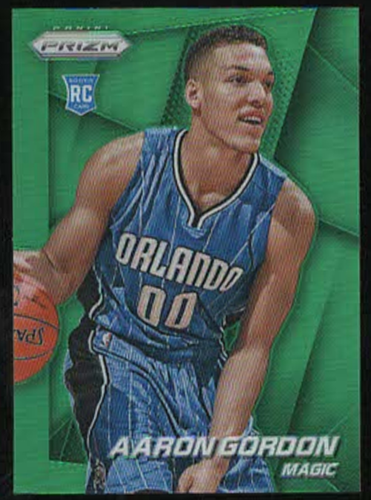 2014/15 Panini Prizm AARON GORDON "GREEN PRIZM" Rookie Card RC #254 | eBay