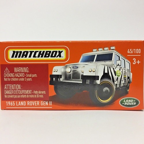 NEW Matchbox Power Grab 1965 Land Rover Gen II White 4x4 4WD 2022 No 45 ...