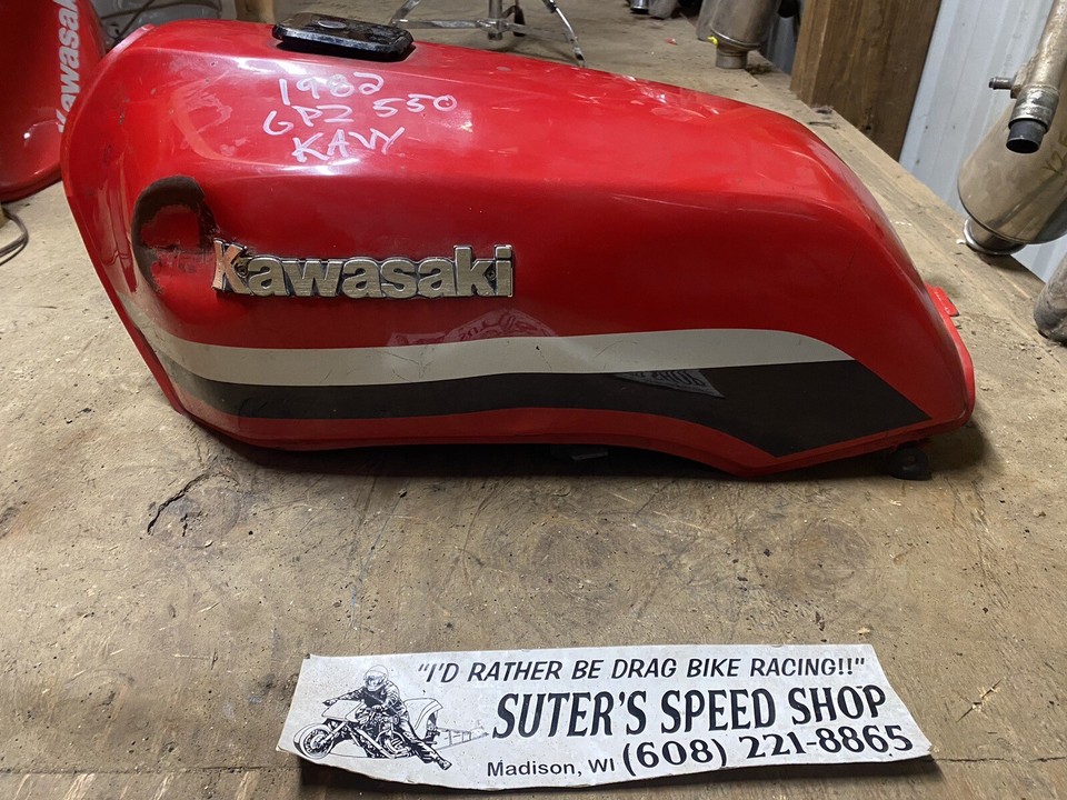 1982 Kawasaki GPZ 550 Gas Tank Fuel Tank | eBay