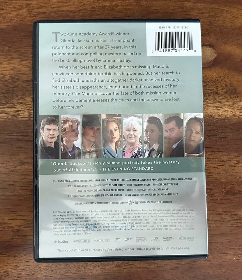 Elizabeth Is Missing (Masterpiece) (DVD, 2019) FREE SHIPPING ...