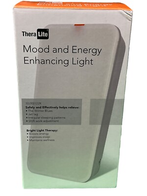 THERALITE Mood Energy Enhancing Daylight 10,000 Lux Compact Bright ...