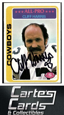 Cliff Harris 1978 Topps #160 Dallas Cowboys AP TTM/IP Signed Auto | eBay