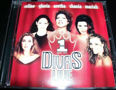 Divas Live VH1 CD Ft Mariah Carey Celine Dion Shania twain Aretha ...