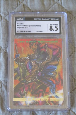 1993 MARVEL MASTERPIECES 31 GAMBIT CGC 8.5 NM/MINT PSA | eBay