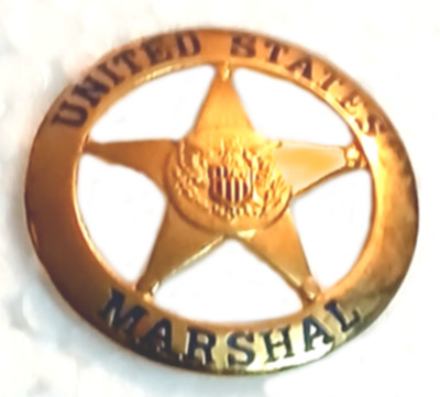 US MARSHAL PIN MINI COLLECTOR LAPEL HAT PIN IN GOLD TONE PLATED PIN | eBay