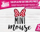 2 logos Mama Mouse Mini Mouse digital logo vector file Disney Minnie ...