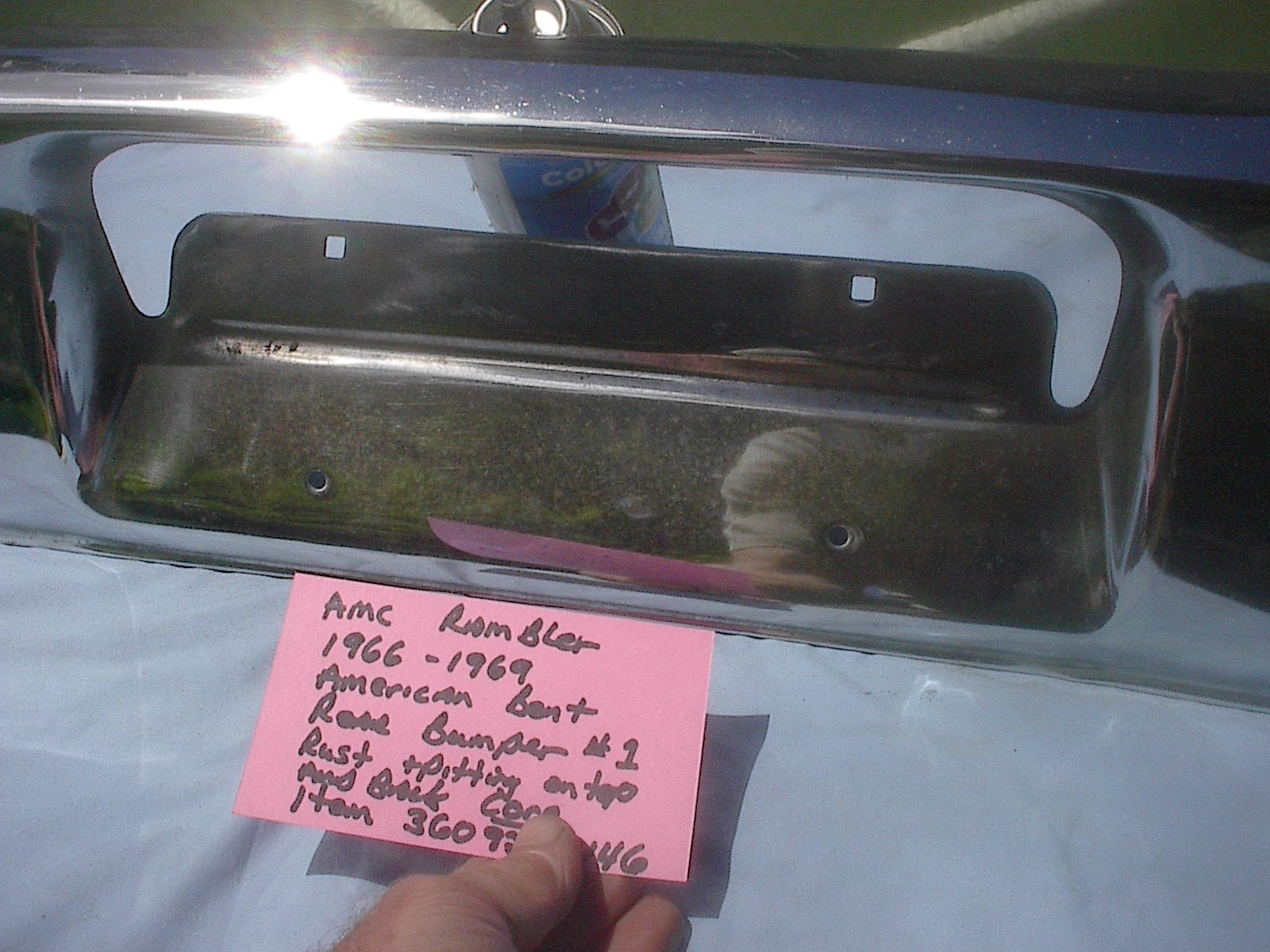 Amc 1967-1968-1969 american includes sc rambler rear bumper core | eBay