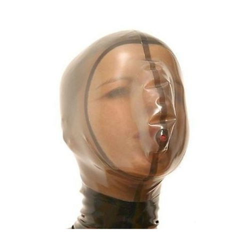 Latex Hood with Breath Control Hole for Play Suffocating Rubber Mask ...