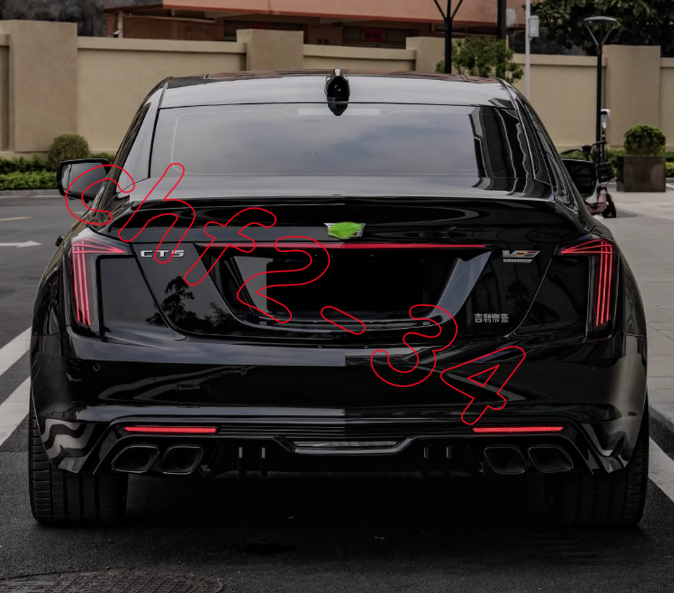 For Cadillac CT5 Smoke Black LED Rear Lamps Taillights Dynamic Signal ...