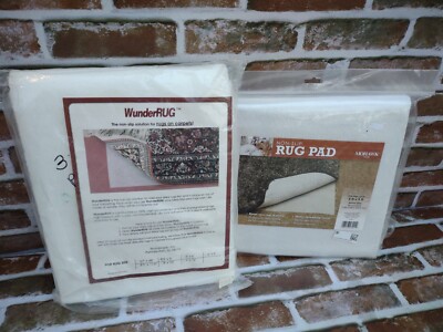 Mixed LOT OF 2,RUG on CARPET Mohawk Rug Pad fits rugs up 5x8 ...