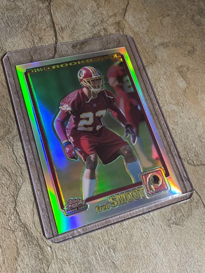 2001 Topps Chrome Football Fred Smoot Rookie Refractor #331/999 | eBay