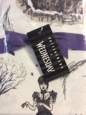 Pottery Barn Two (2) Wednesday Standard Pillowcases NWT! Addams Family ...