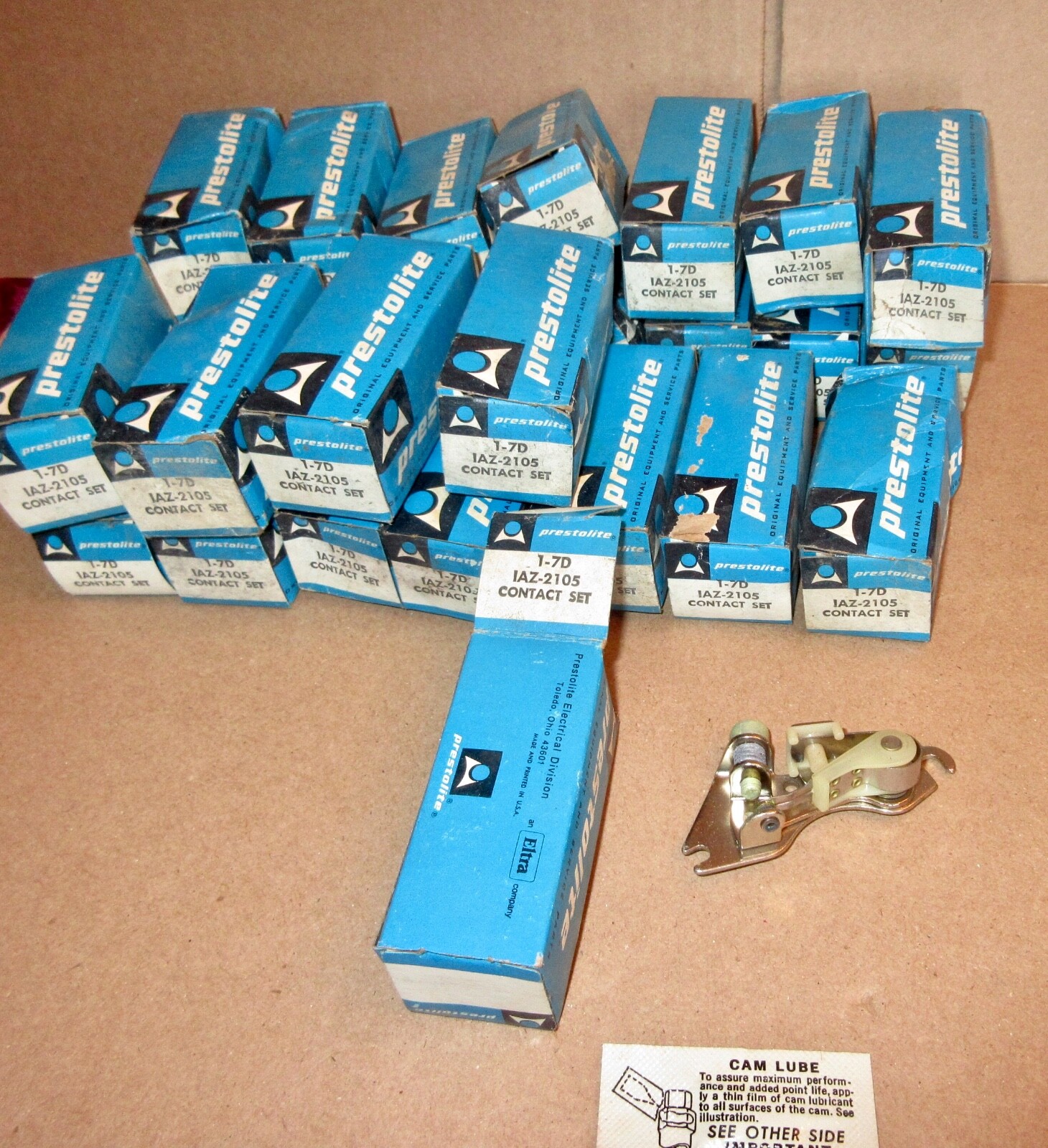 Prestolite 1-7D set ignition points, IAZ-2105 1963-1974 Corvette, D106P ...