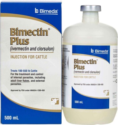 Dewormer Wormer Cattle adult liver flukes plus roundworms, lungworms ...