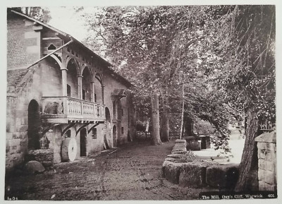 Antique Photogravure The Mill Guys Cliff Warwick England UK | eBay