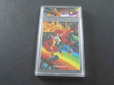 1992 Marvel Masterpieces Thor Card #92 Custom Slab | eBay