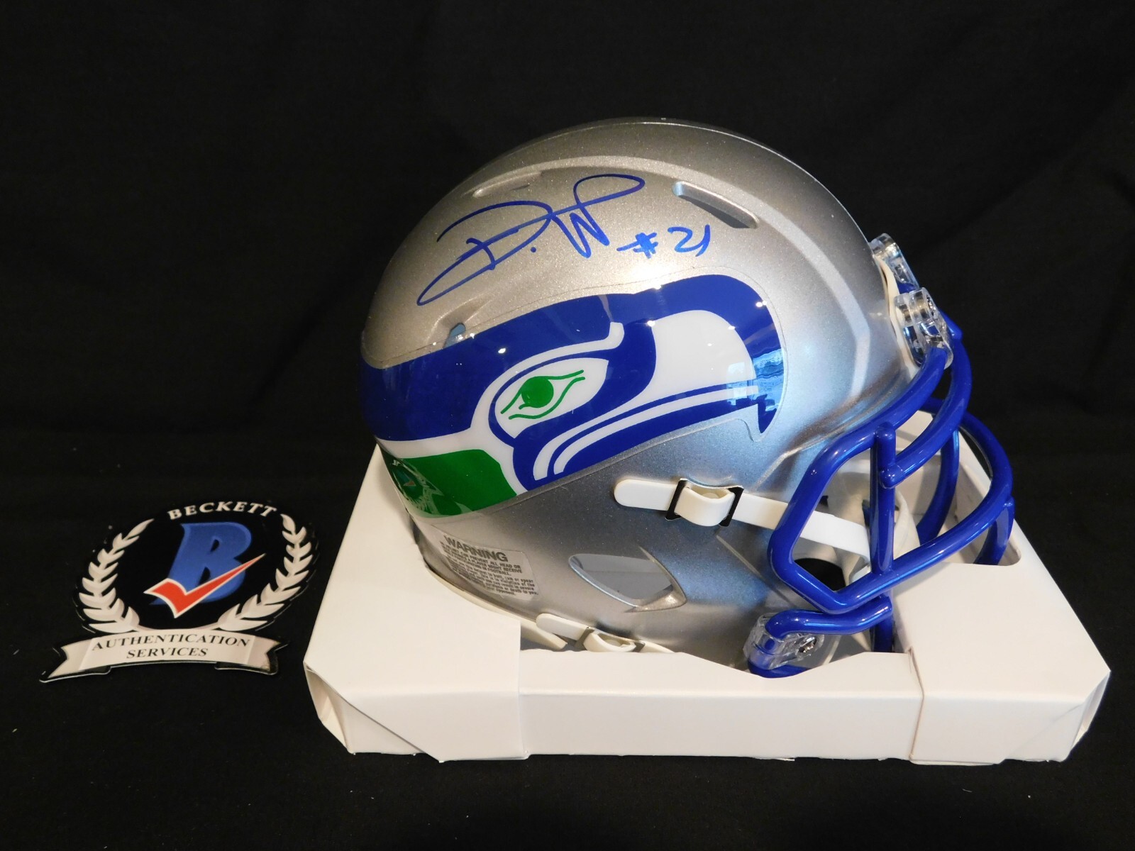 Devon Witherspoon Signed Autographed Seahawks TB Speed Mini Helmet BAS ...