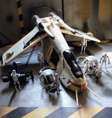 2 Geonosis Pod Turrets Fits Clone Wars Republic Gunship LAAT Crumb ...