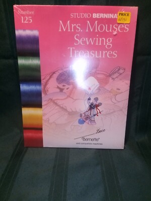 Studio Bernina Mrs. Mouse's Sewing Treasures PC Card Reference Cards ...