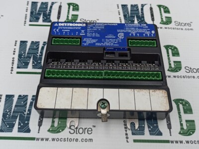 EQ3710PW 007383-005 DET-TRONICS 8 CHANNEL ANALOG INPUT MODULE SL NO 08JAN00035 | eBay