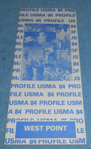 US Military Academy West Point Brochure - Class of 1984 Profile | eBay