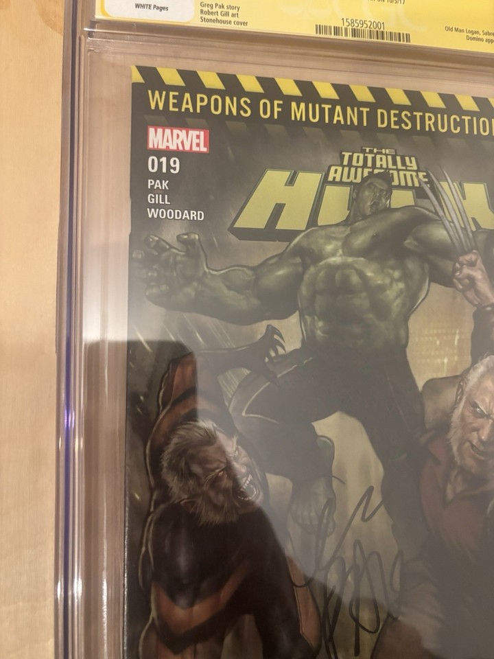 TOTALLY AWESOME HULK #19 First Print CGC 9.6 SS Signed By Greg Pak ...