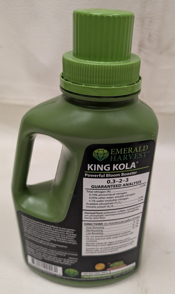 Emerald Harvest King Cola 2 Quarti Potente Bloom Booster - RK590 | eBay