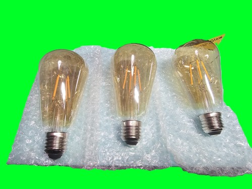 BlewAndy Retro Pear Shaped E27 4W Bulbs - Brand New - Pack Of 3 (50-09 ...